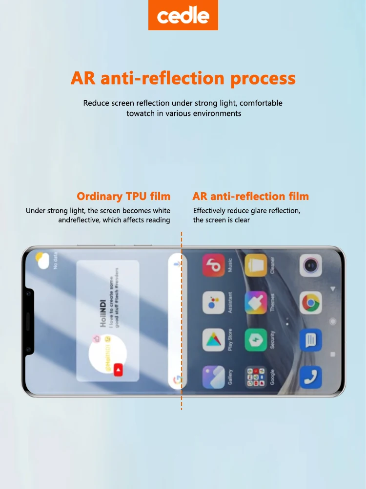 CEDLE TPU Screen Protectors - Clear, Durable, and Versatile