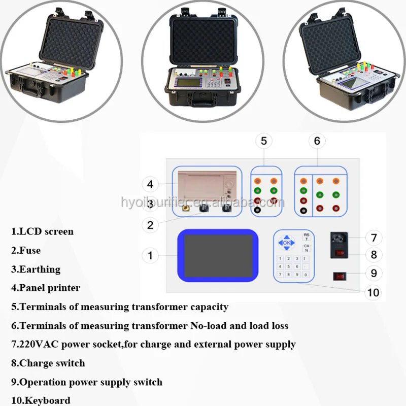 Transformer On Load And No Load Tester Capacity And Circuit Loss Testing Equipment Buy
