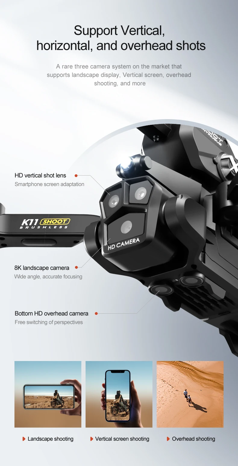 New K11 Max Water Bomb Drone High Speed Hydrogel Ball Drone Brushless Motor Gel Bead Drone Toys ...