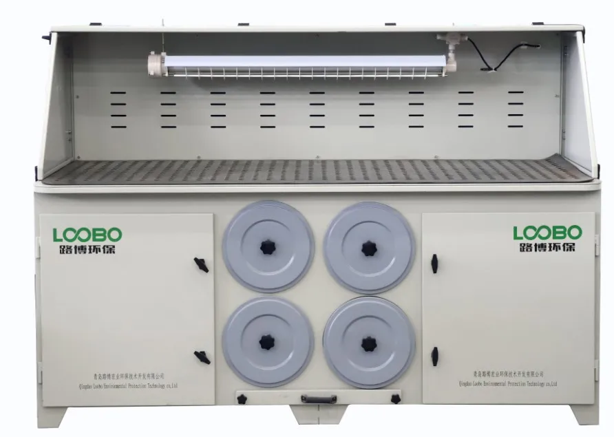 2.2kw 3kw Self Cleaning Grinding Workbench Dust Collection System ...