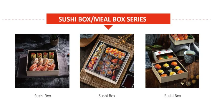 Wholesale Disposable Wooden Sushi Boxes - Perfect for Takeaway