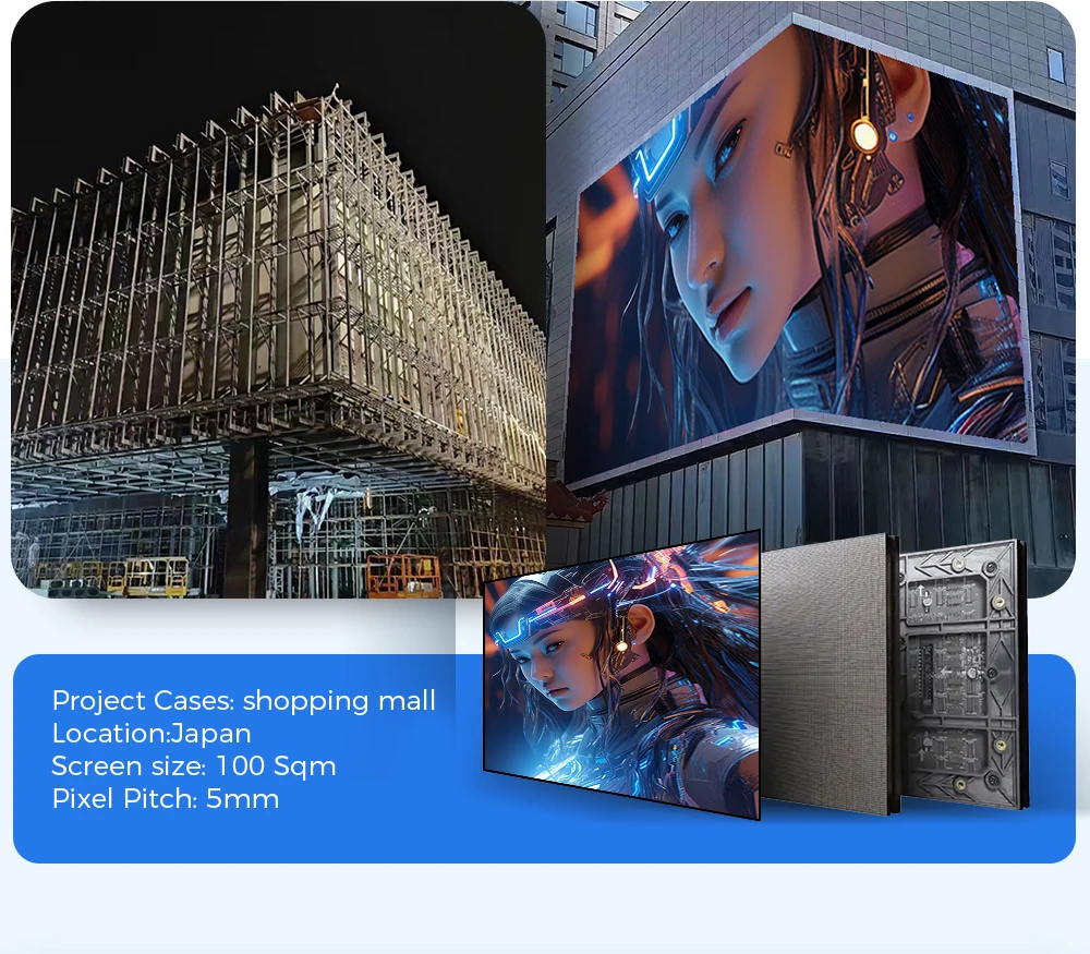 P8 Outdoor Led Display Screen Can Be Customized in Size Waterproof Box ...