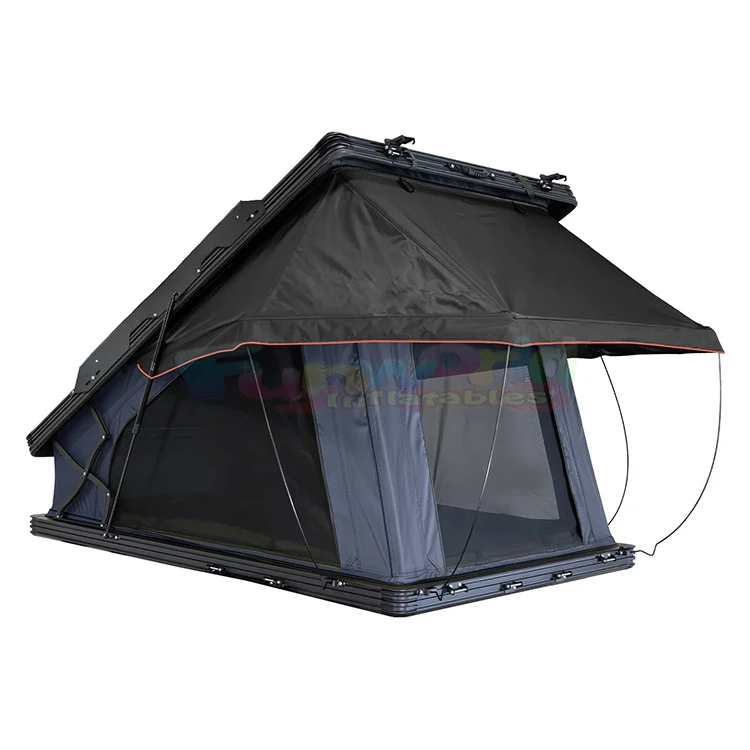 lightweight triangle hardshell roof tent clamshell rooftop tent 2 ...