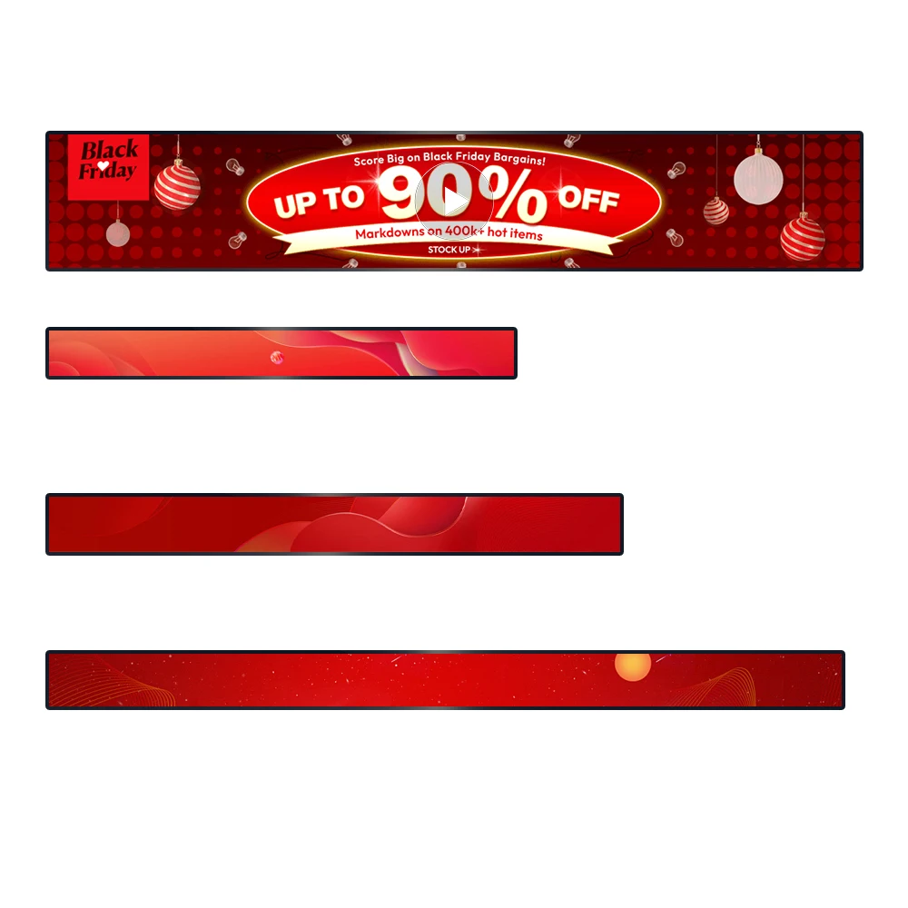 Strip screen bar screen retail advertising display screen digital ...