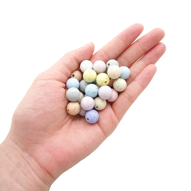 Wholesale 15mm Round Silicone Beads - Food Grade Baby Teether