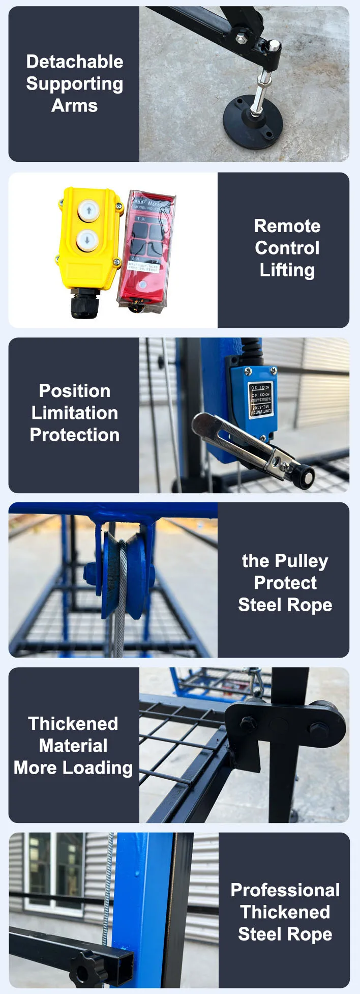 Factory Price Customized Electric Automatic Metal Lifting Scaffolding ...