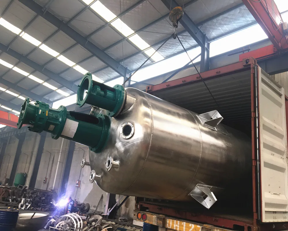5000l External Limpet Coil Chemical Reactor Tank Stainless Steel ...
