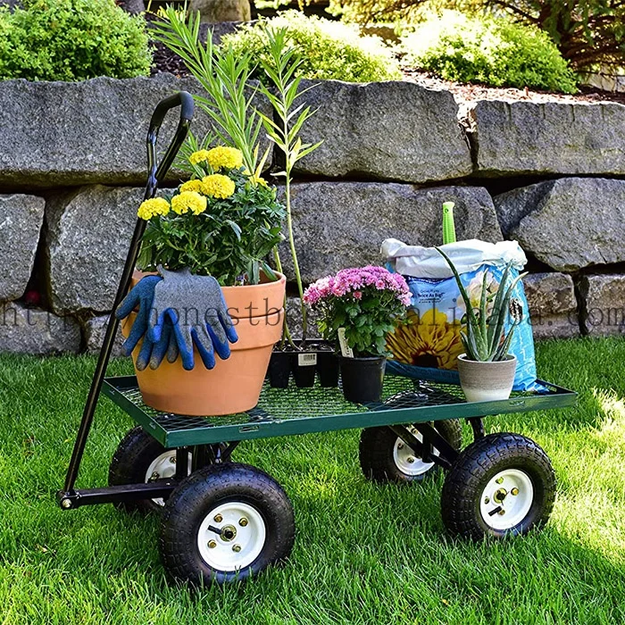 150L Folding Wheelbarrow - Efficient Garden Waste Collector