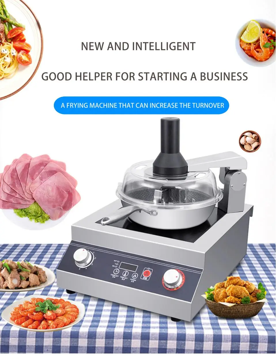 Semikron Self Cooking Robot - Automatic Wok Mechanical Chef