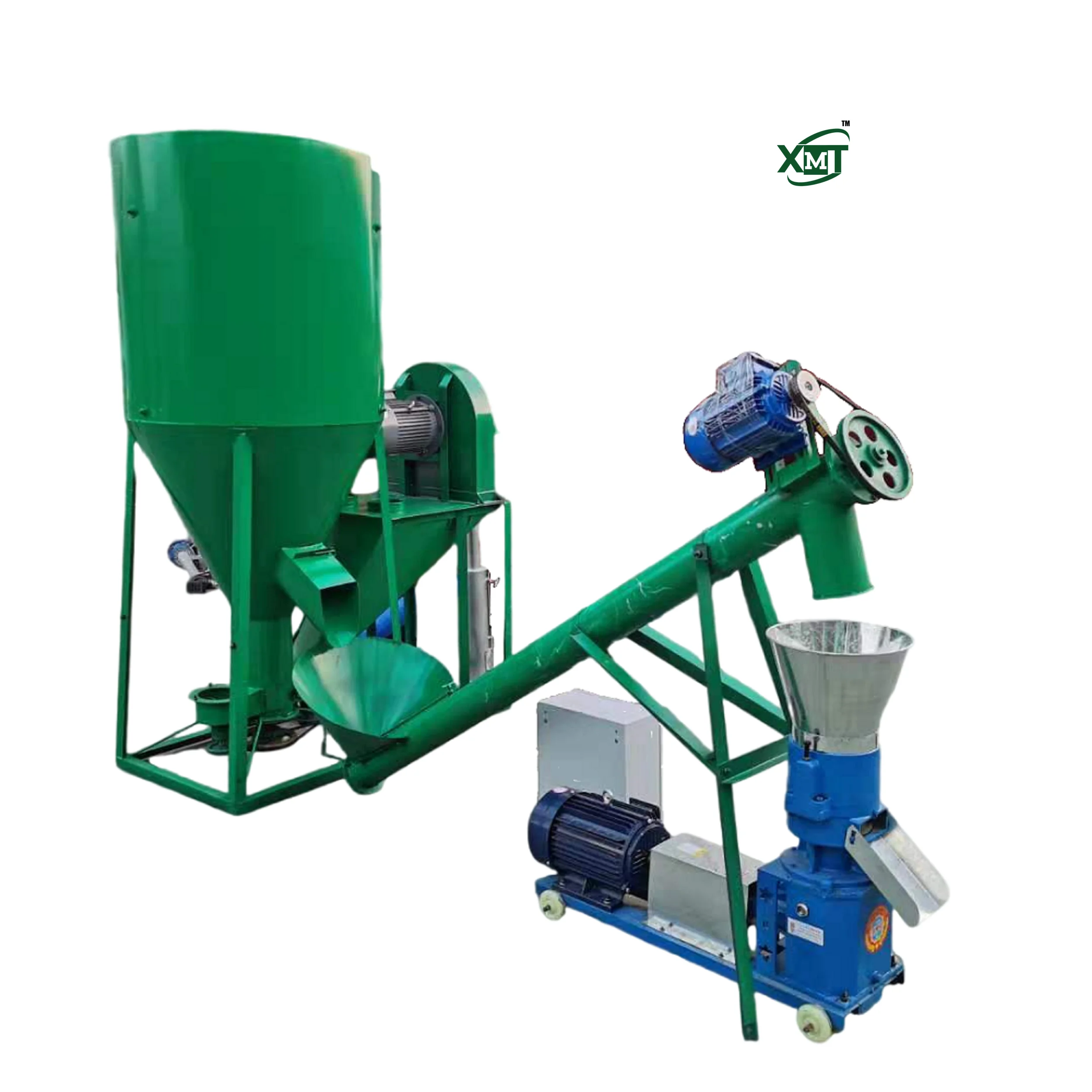 Cow Chicken Goose Feed Mill Equipment Poultry Feed Pellet Production ...
