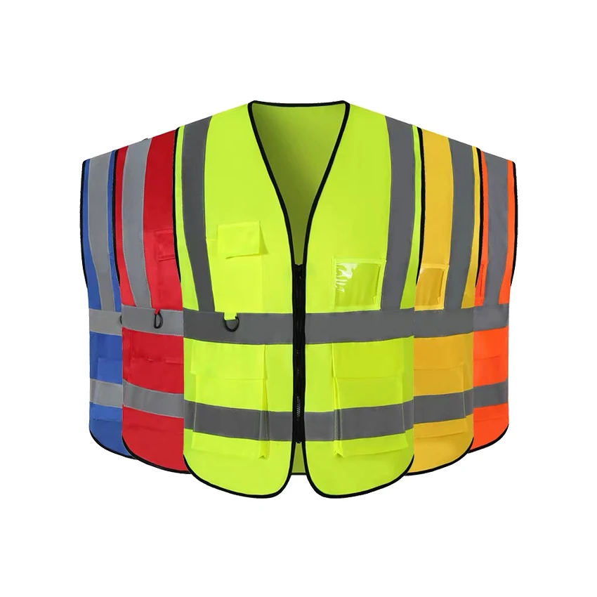 High Visibility Reflective Winter Safety Vest Breathable Cheap Men's ...