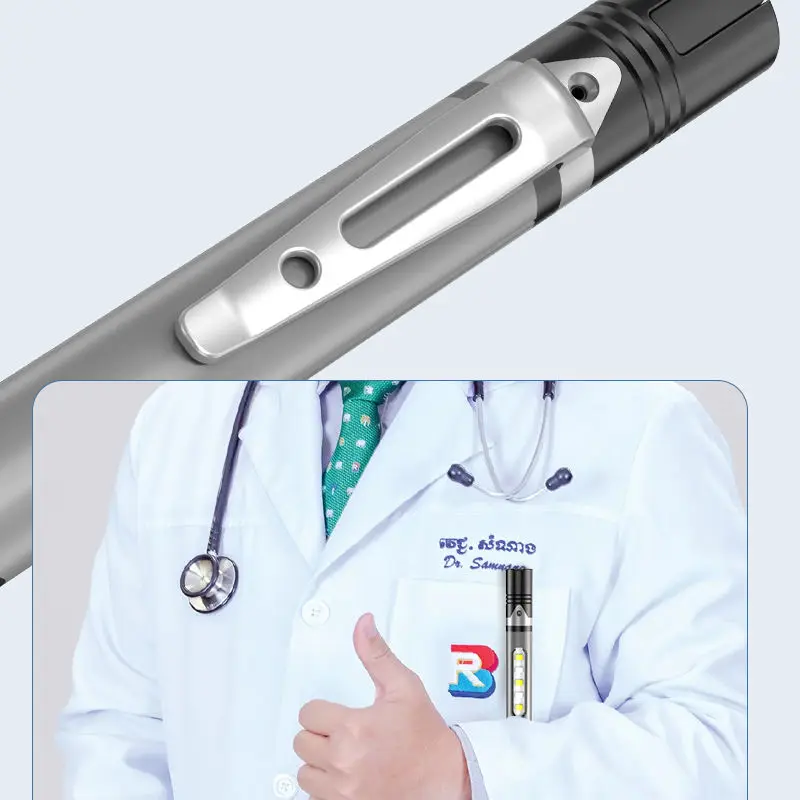 Alibaba.com: LED Pen Light with White Yellow Light, USB Rechargeable ...