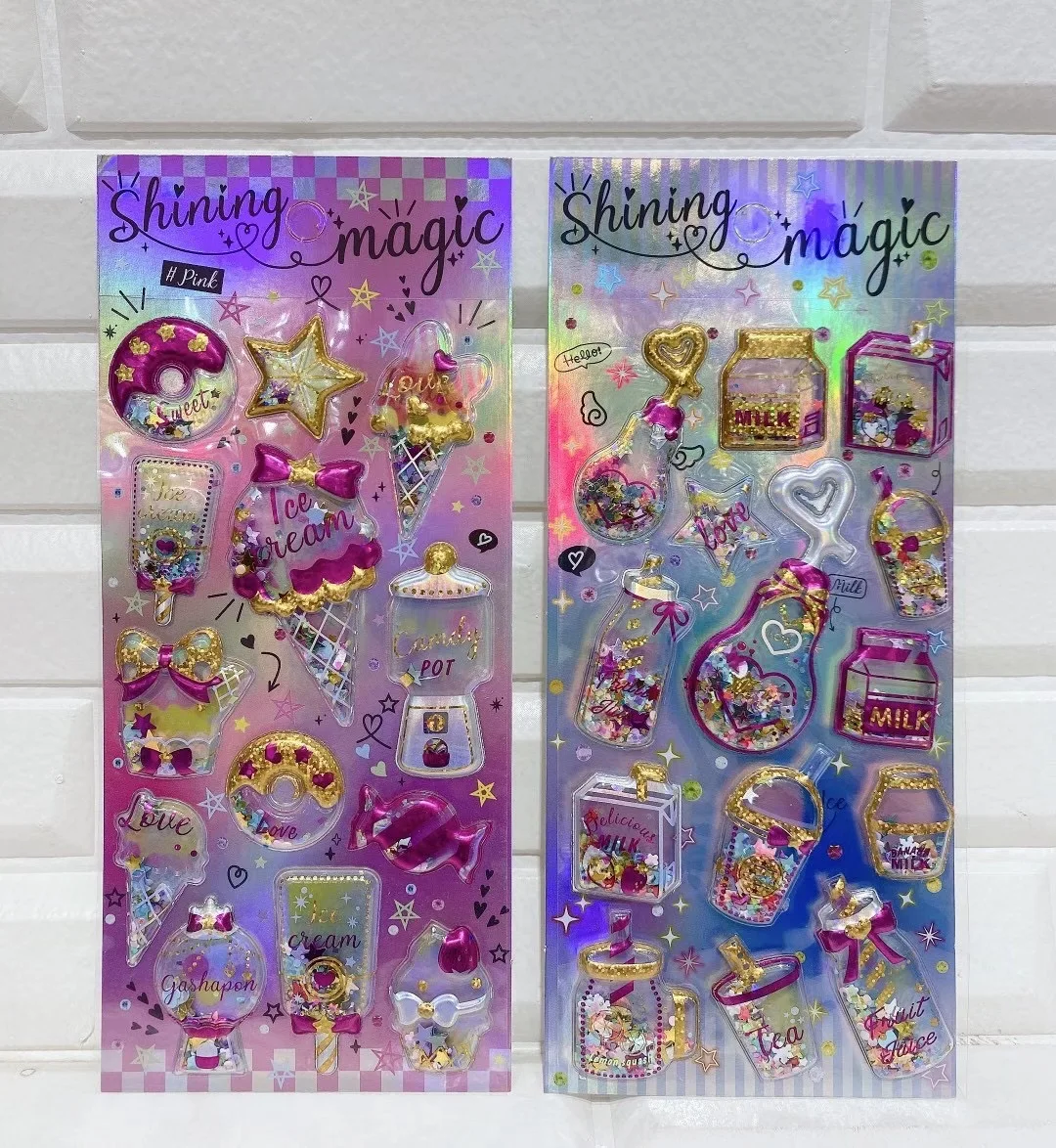 3d Custom Pop Up Decorative Shake Stickers - Buy Shake Stickers ...