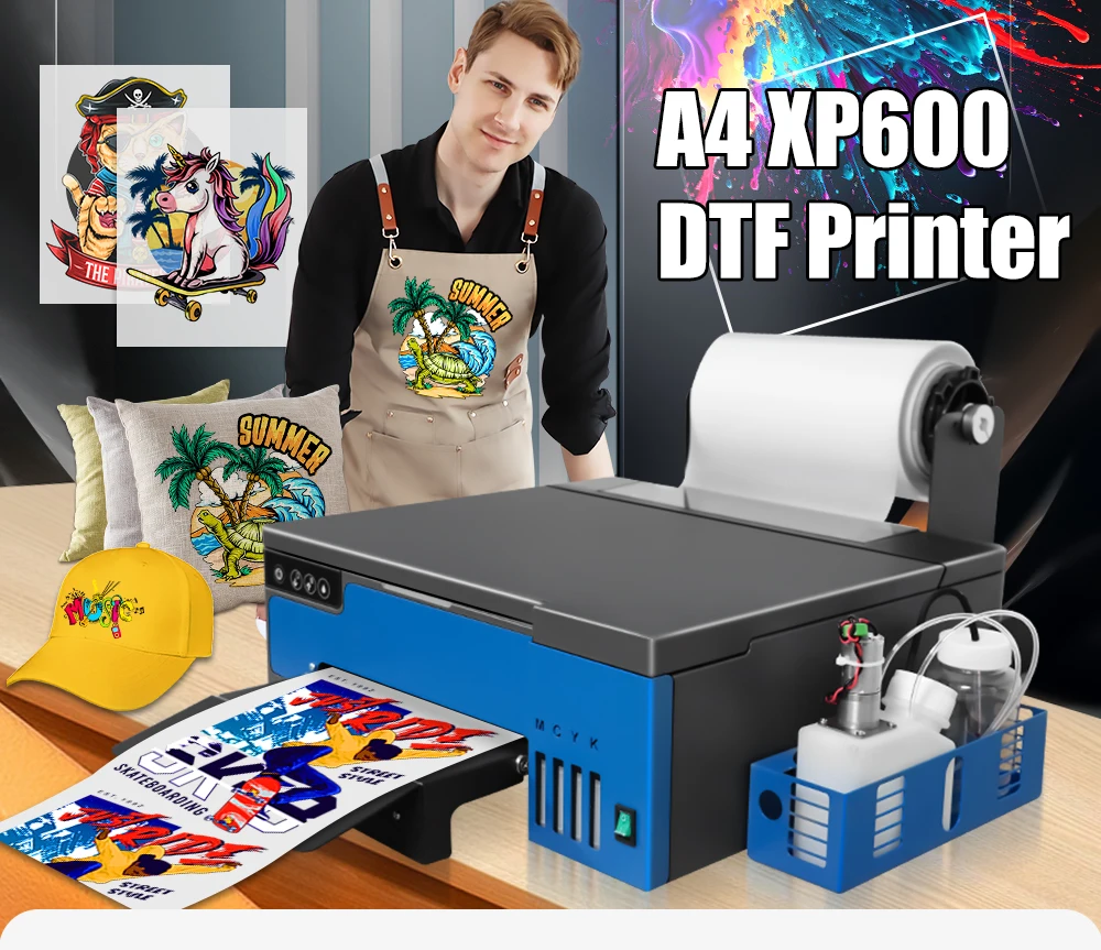 Epson Xp600 Dtf Printer For T-shirt Transfer Printing & Small Business Oem