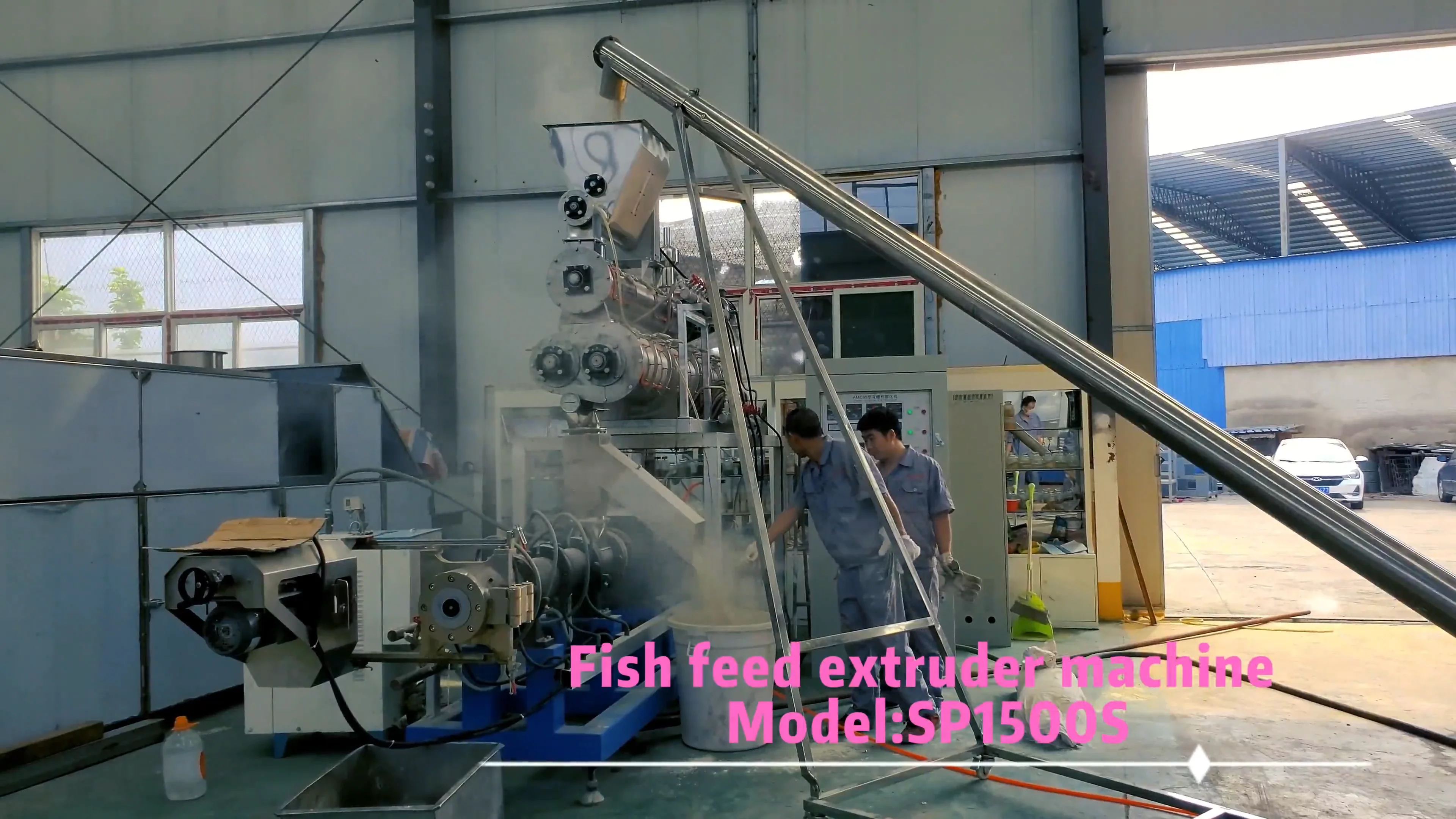 Sunpring Automatic Floating Fish Feed Making Complete Line Tilapia ...