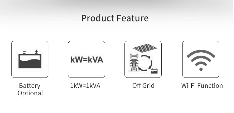 WTHD Hybrid Solar Inverter - 8KW Efficiency & Parallel Kit