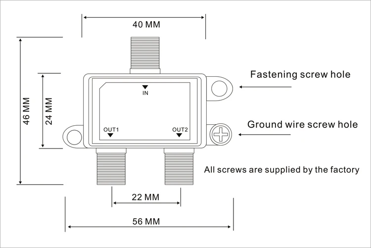 High Quality 2-way Smatv Splitter Microstrip Line Splitter Wilkinson ...