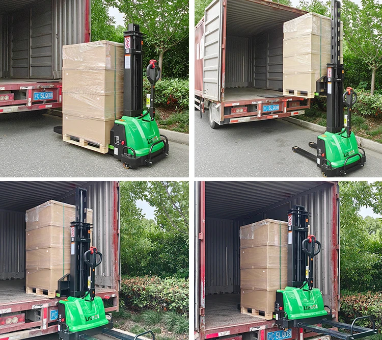 LIEBO 2024 Stock Self Lifting Stacker Hot Sale 500kg 700kg 1 Ton Self ...