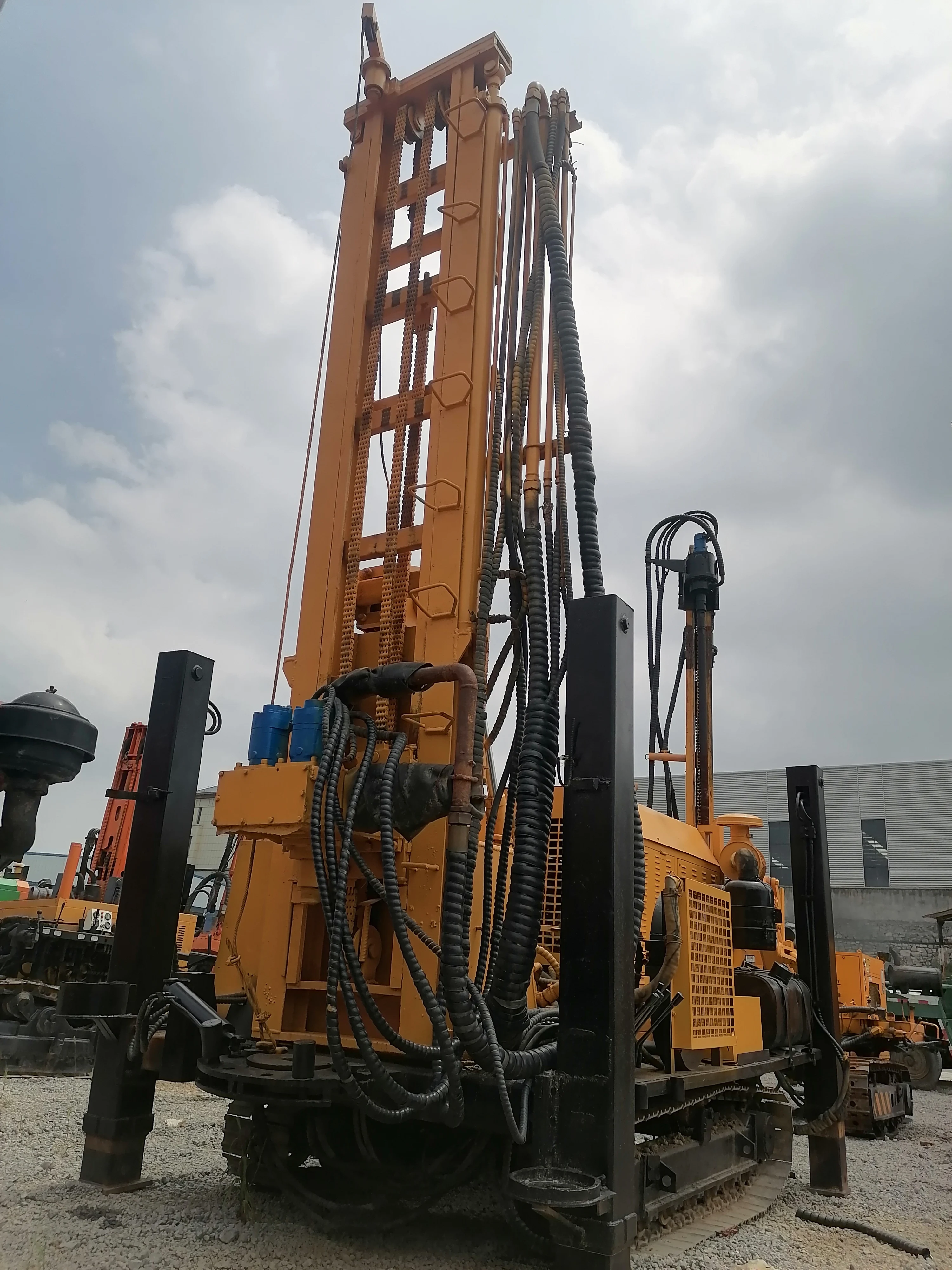 400m Used Water Well Drilling Rig 6.6m Tower Borehole Drilling ...