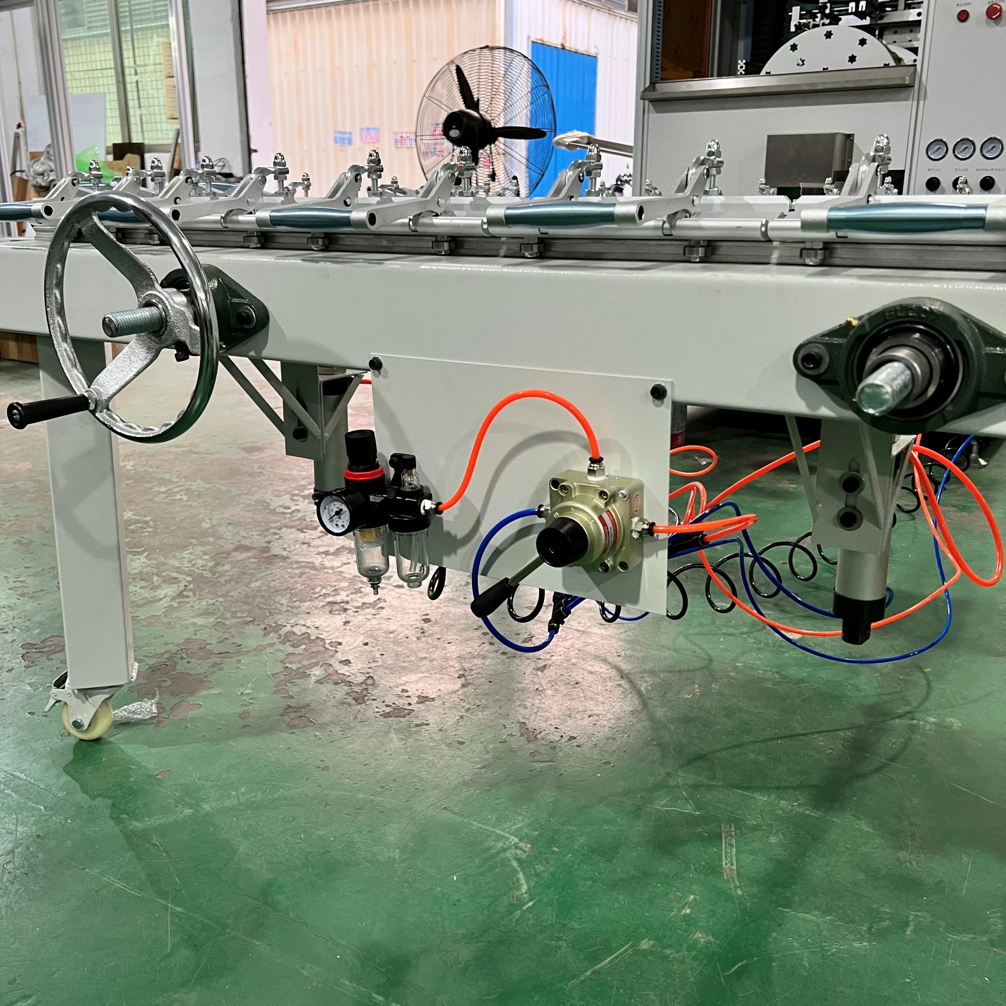 Automatic Pneumatic Screen Tensioning Machine for Sieve Frame Mesh ...
