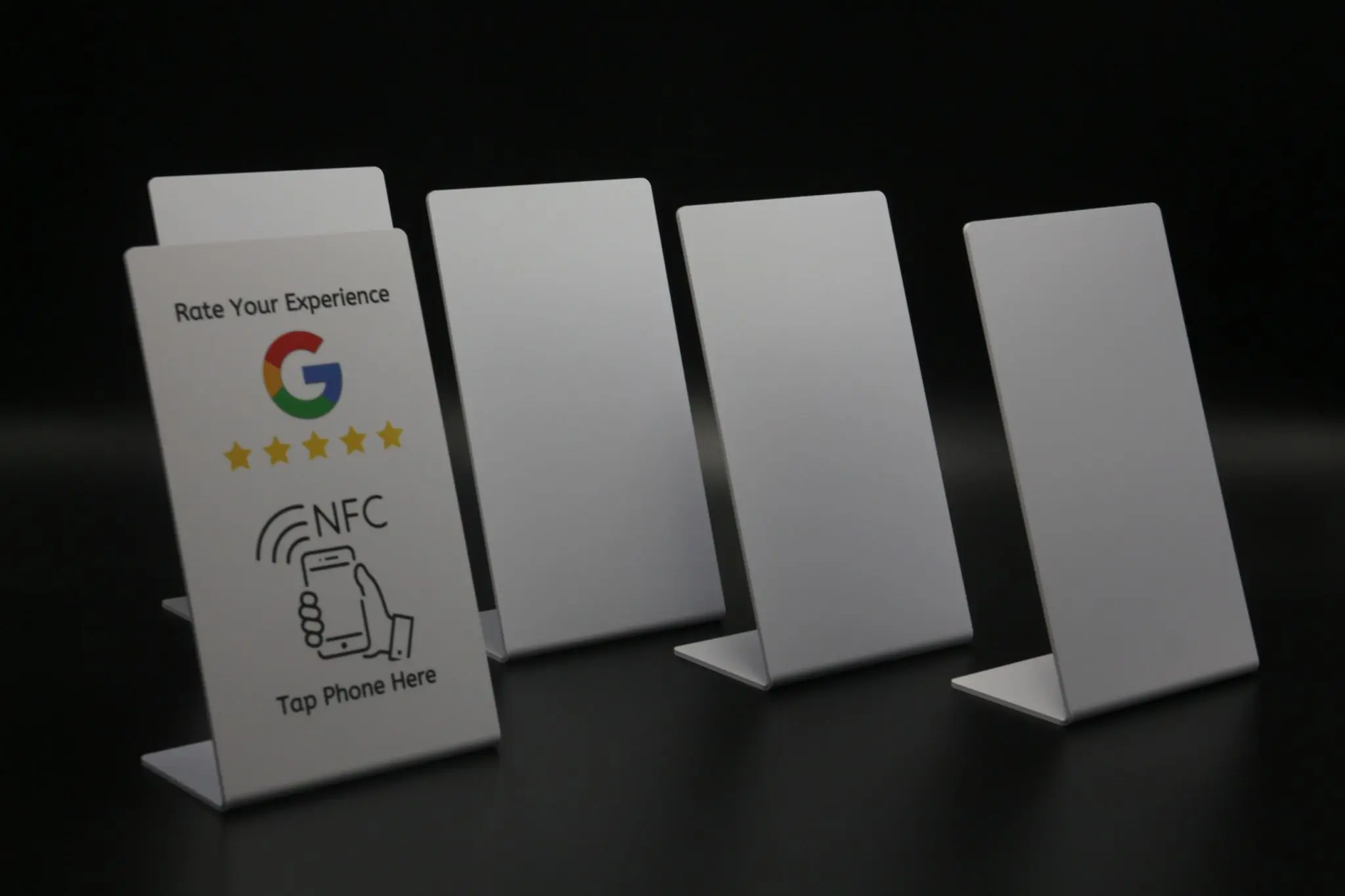 Google Review Pvc Restaurant Table Display Stand Qr Code Google Review ...