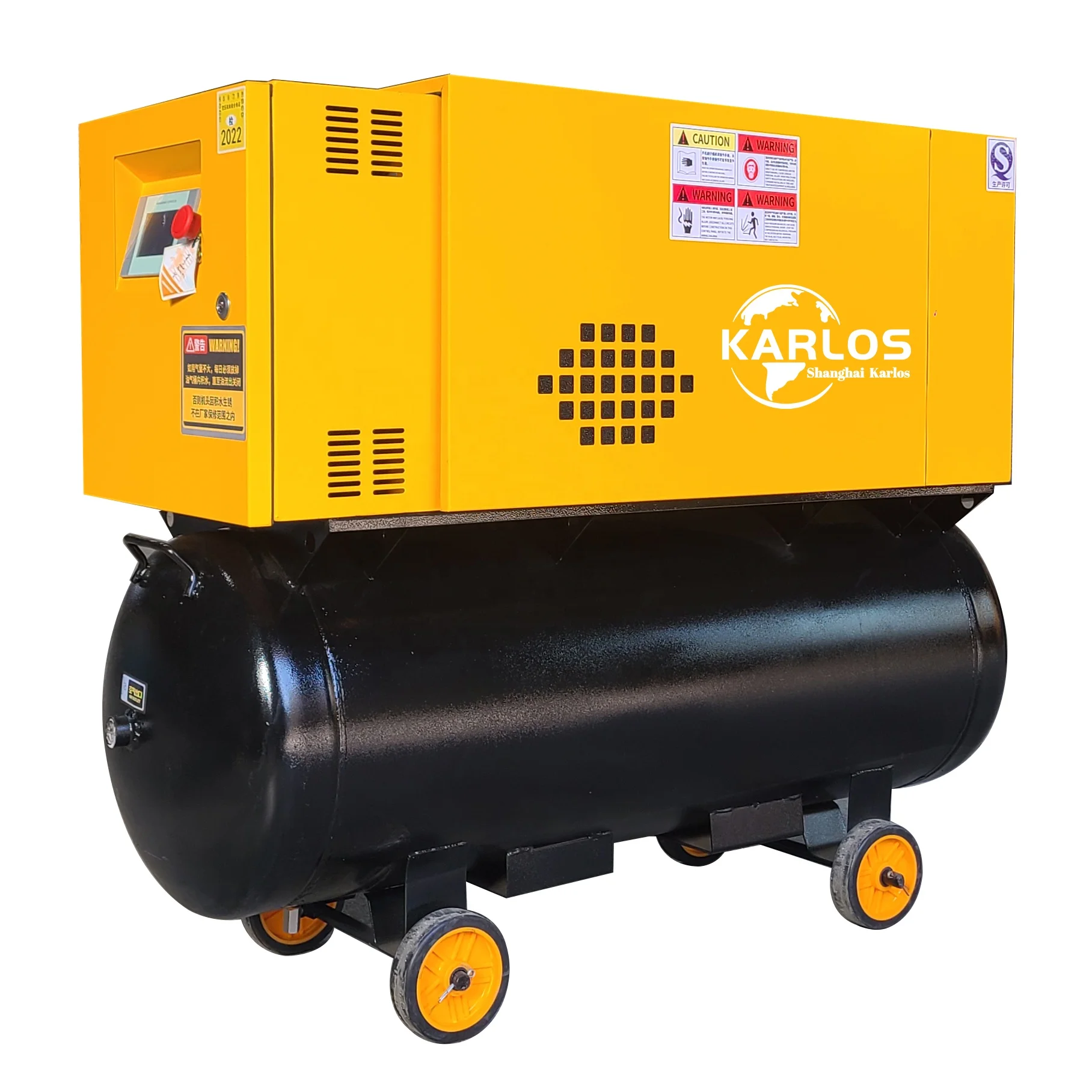 Karlos Large Industrial Grade Screw Air Compressor 7.5/15/22/37kw High ...