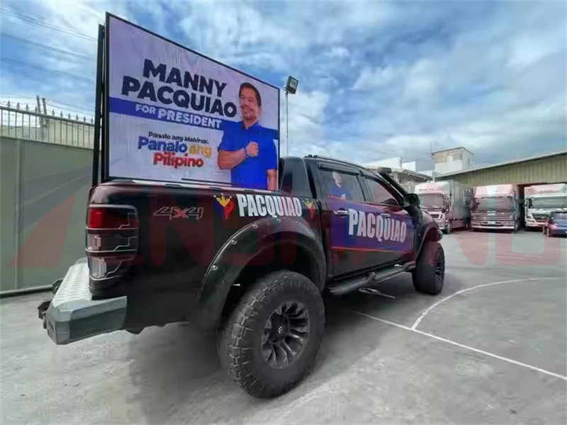 Mobile Pickup Truck Trailer Van Hitch Ad P3.91 P4.81 Exterior ...