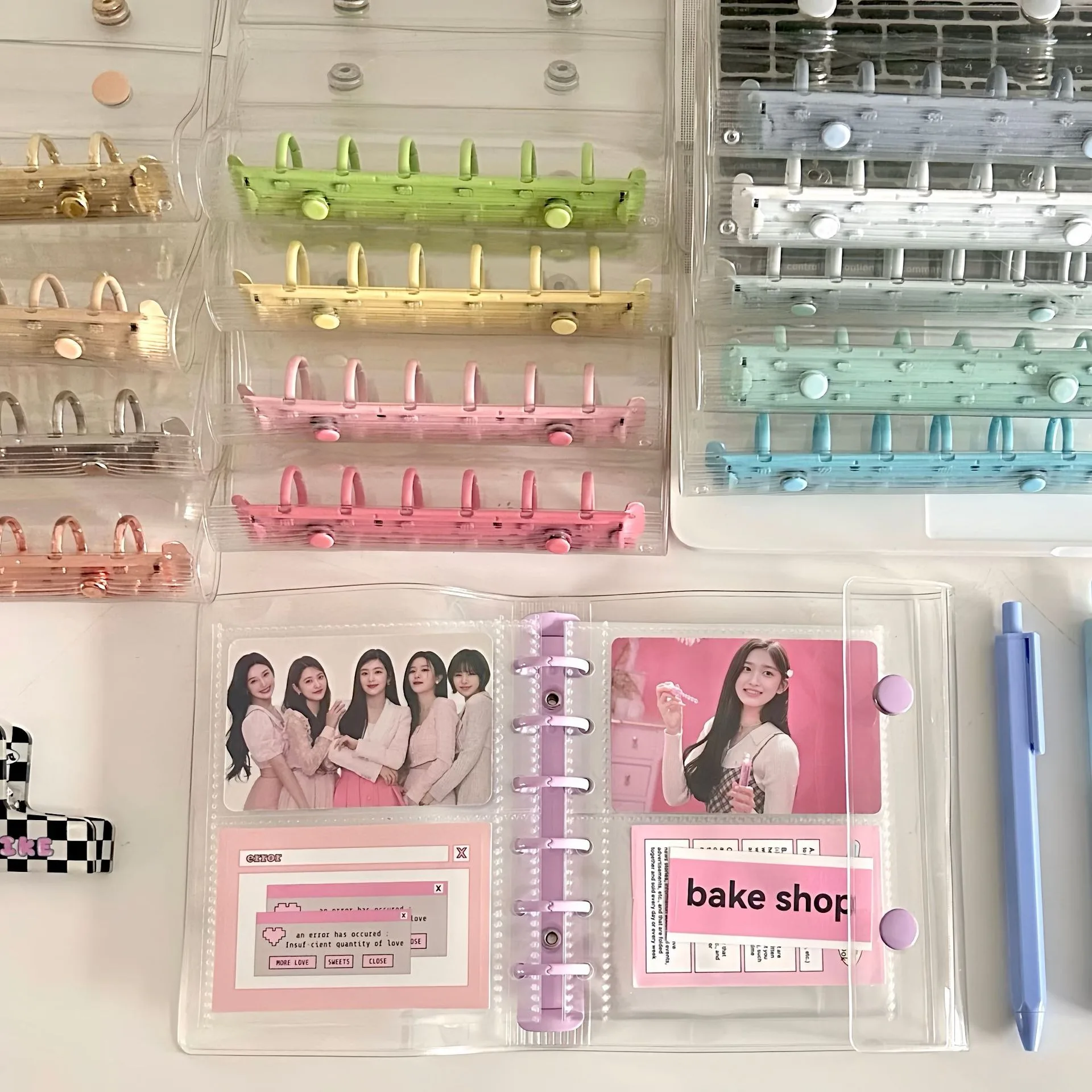 Shop Our New Style Korean Transparent PVC Soft Shell A7 Binder