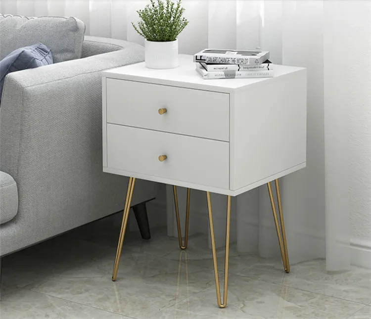 Ailichen Solid Wood Bed Side Table Economy Mini Multifunctional Bedside ...