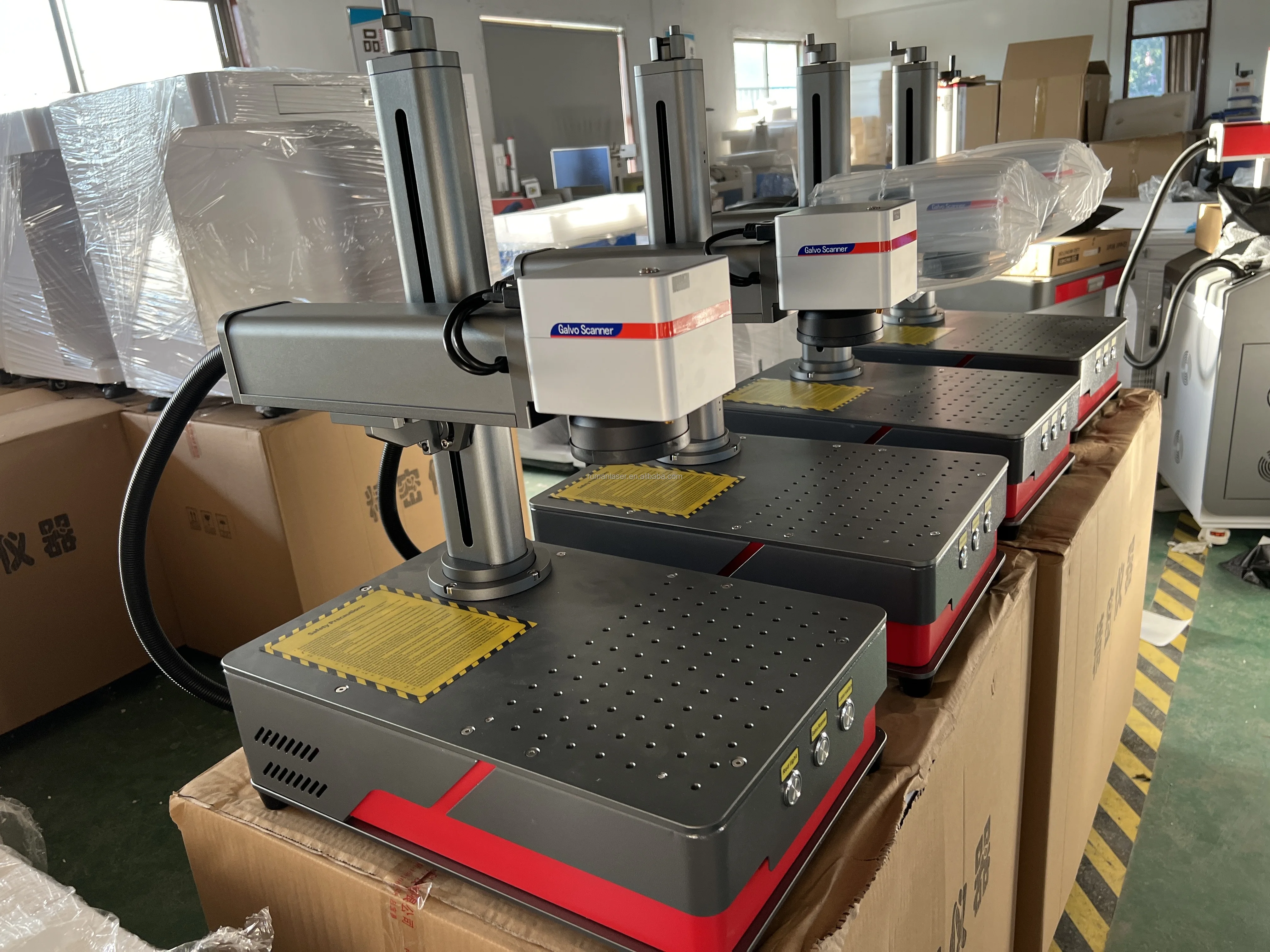 High Quality Control Popular 20w 30w Fiber Laser Engraving Marking ...