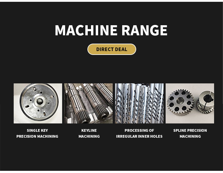 15 Tons Keyway Spline Horizontal Hydraulic Broaching Machine For Sale ...