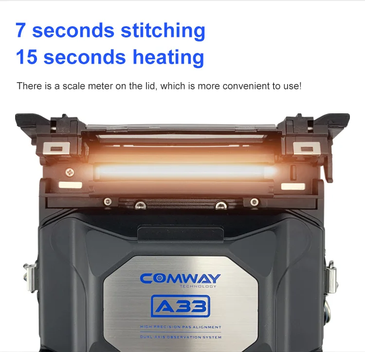 Comway A33 Fiber Optic Fusion Splicer - Efficient & Reliable