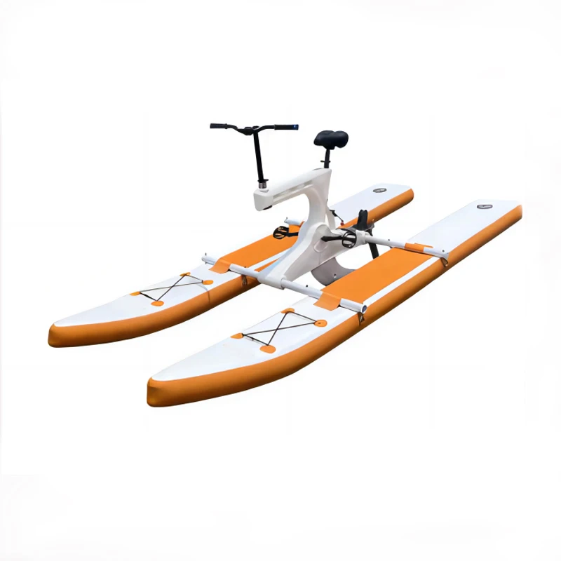 Aqua Race Bike Inflatable Floating Waterbike Pedal Boats Hydro Cycle ...