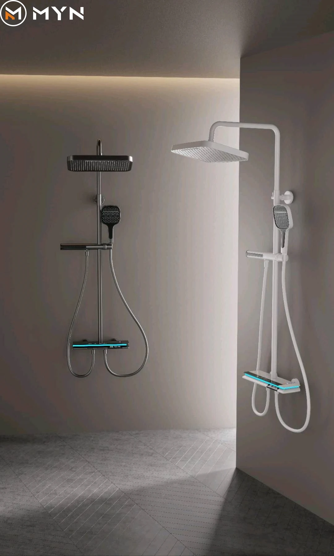 2024 Meiyani Waterfall Rainfall Spray Gun - Massage Shower Set