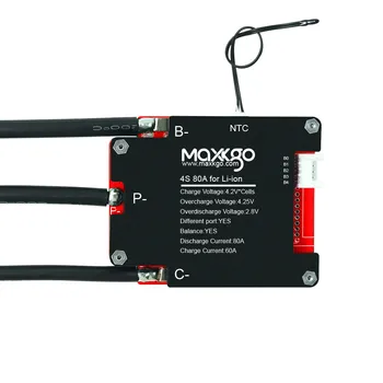 Maxkgo Load Detection Function 4s 80a Bms Charging Voltage Protection ...