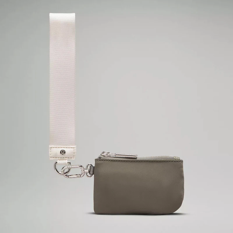 Luxury Fashion Double Wrist Wallet Coin Bag With Custom Logo Dual Pouch ...