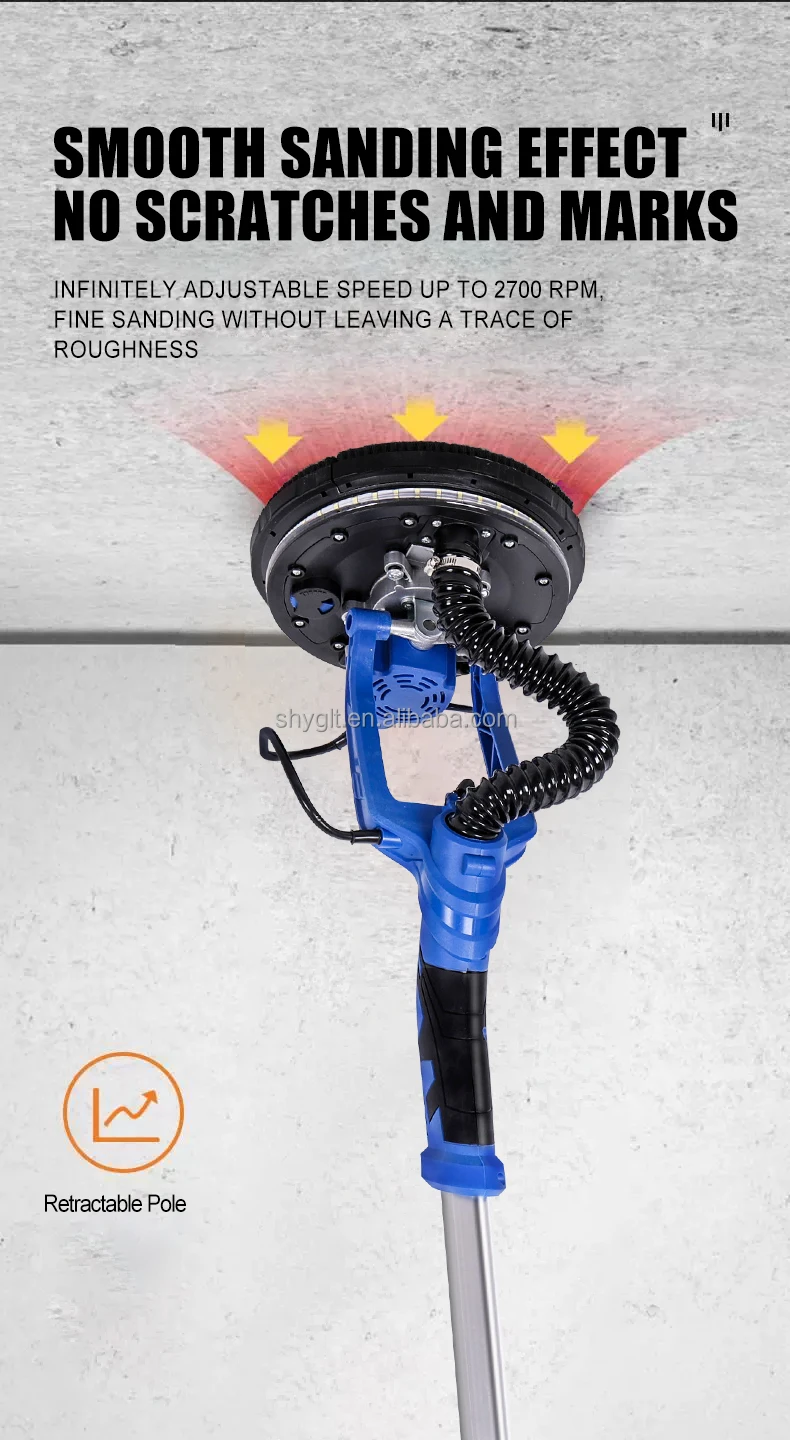 YUEGONG Polisher Sander Machine with Vacuum Electric Dust Free ...