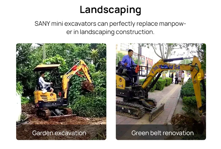 SANY Mini Excavators - Efficient Diggers for Every Task