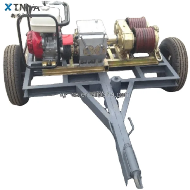 Double Capstan Gasoline Winch 5T - Customized Support