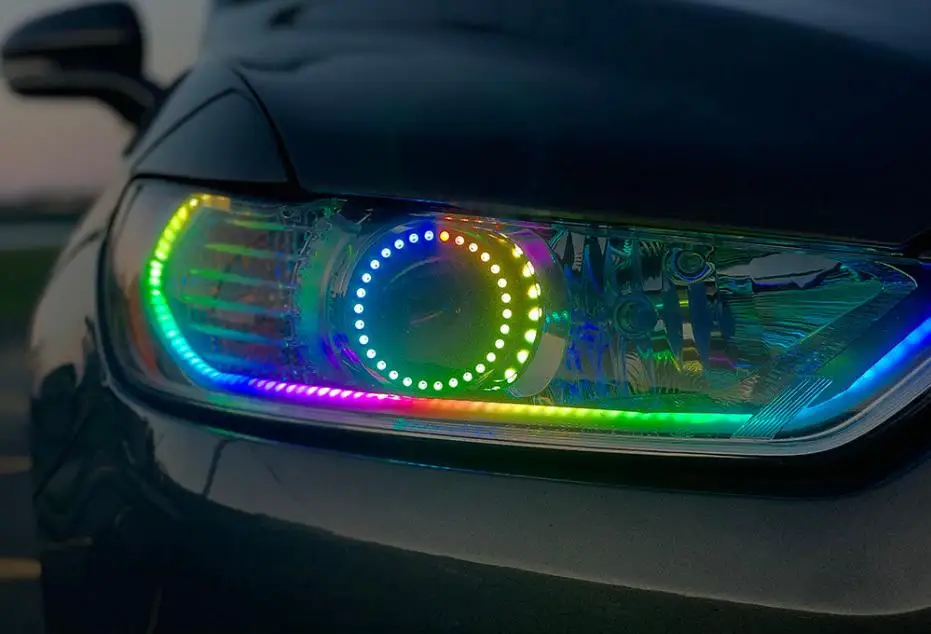 Sequential Strip Light Led Car Angel Eye Headlight Strip Lights Led ...