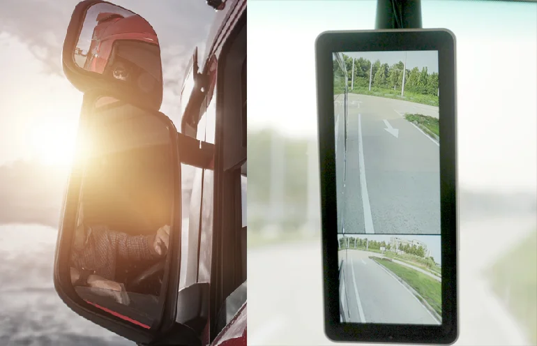 Rongsheng 12.3 Inch Weatherproof Electronic Mirror Monitor Rearview ...