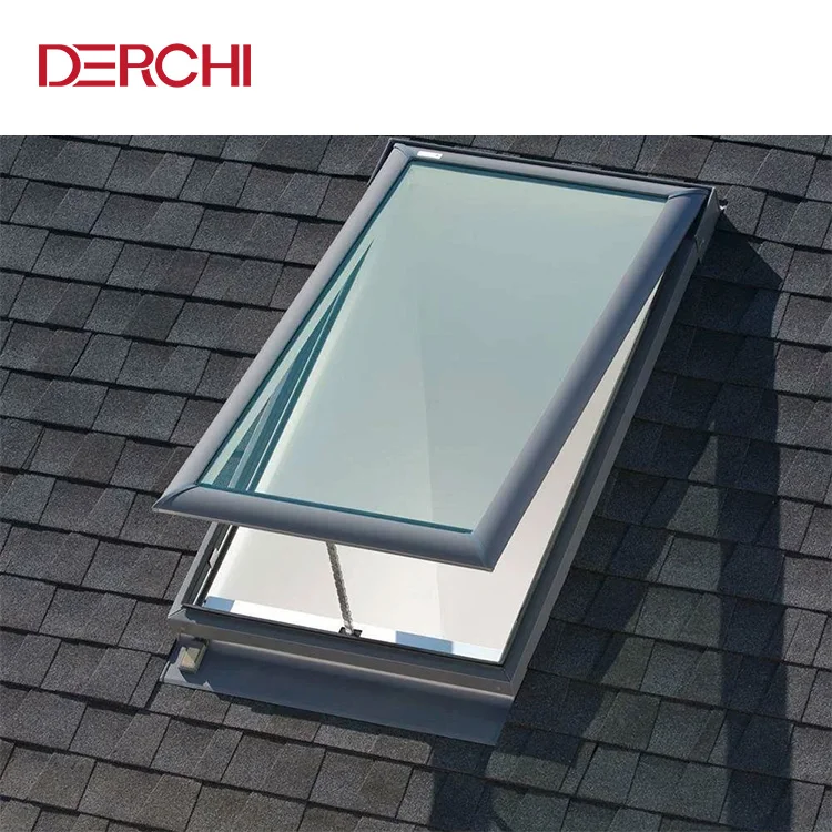 Aluminum Skylight Roof Window - Modern Design with Automatic Opening ...