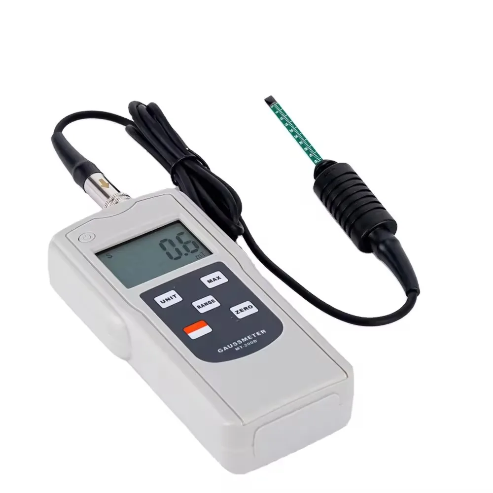 Hedao Gaussmeters Digital Range 0~200mt~2000mt Wide Range Clear Liquid ...