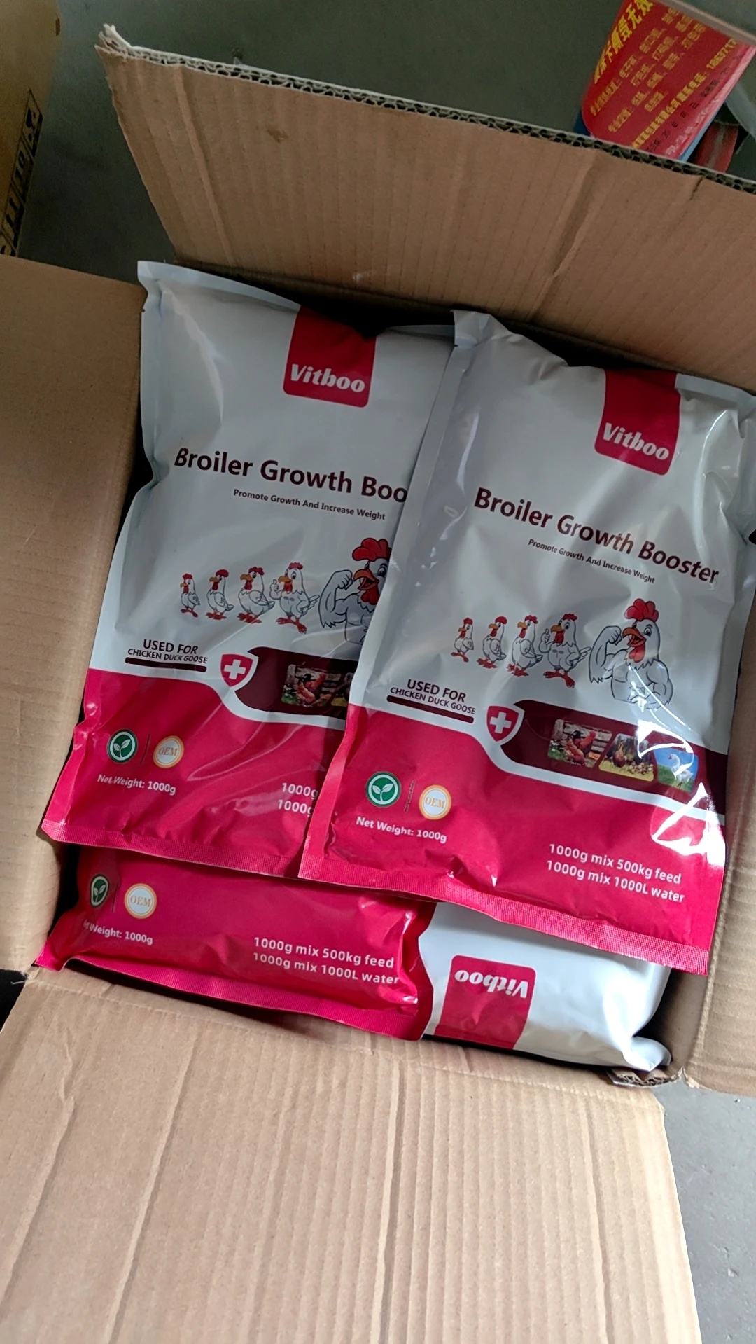 Broiler Growth Booster: Premium Chicken Feed Additive for Weight Gain ...
