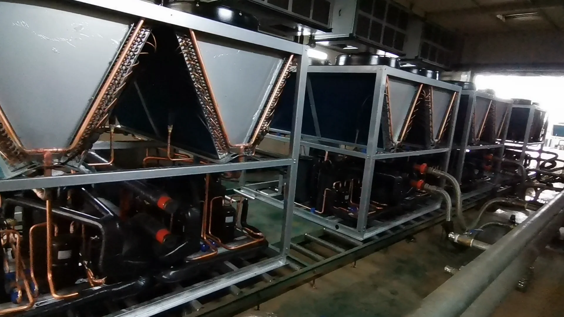 Hvac Industrial Chiller Machine Air Conditioner R410a Refrigerant Air ...