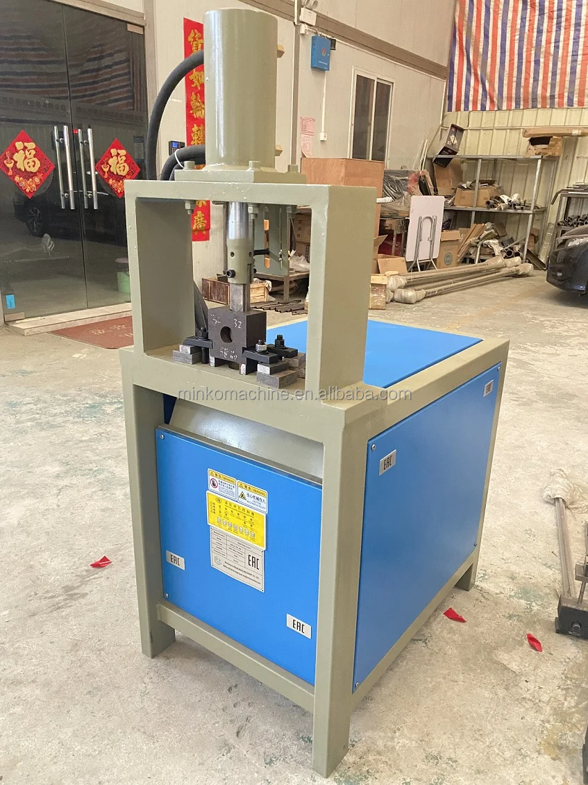 45 Degree Angle Cutter Hydraulic Square Hole Puncher Steel Pipe ...