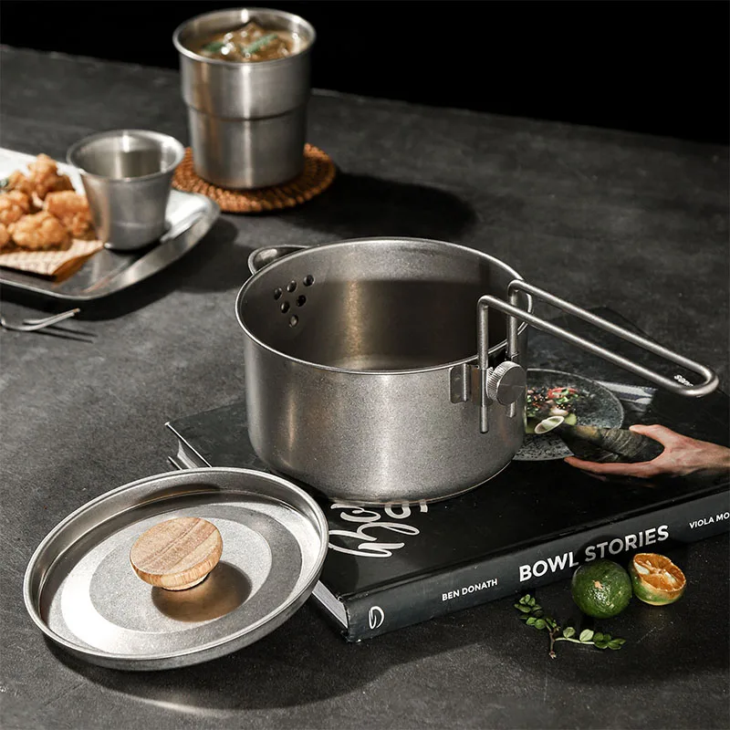 Retro portable camping samovar 304 stainless steel kettle Removable ...