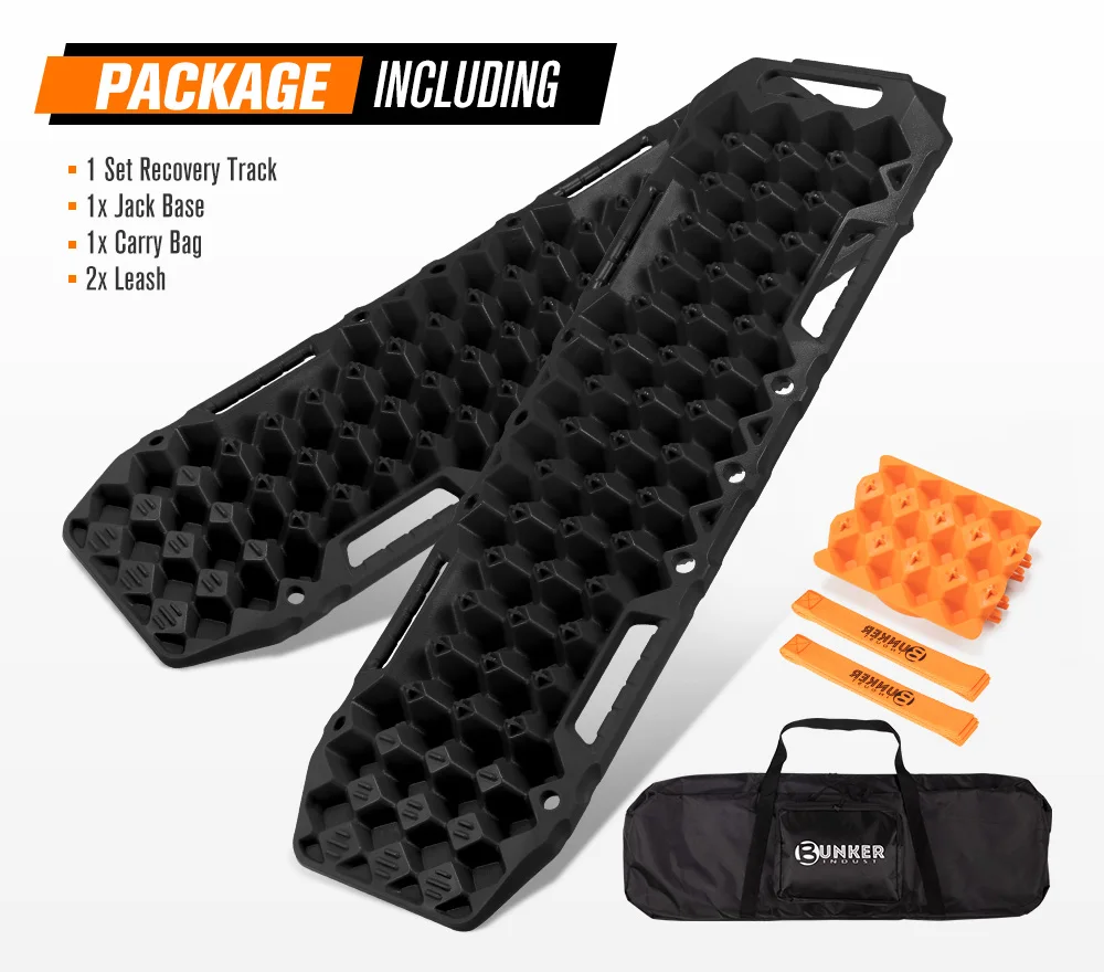 BUNKER INDUST Nylon Rubber Recovery Tracks - Heavy Duty