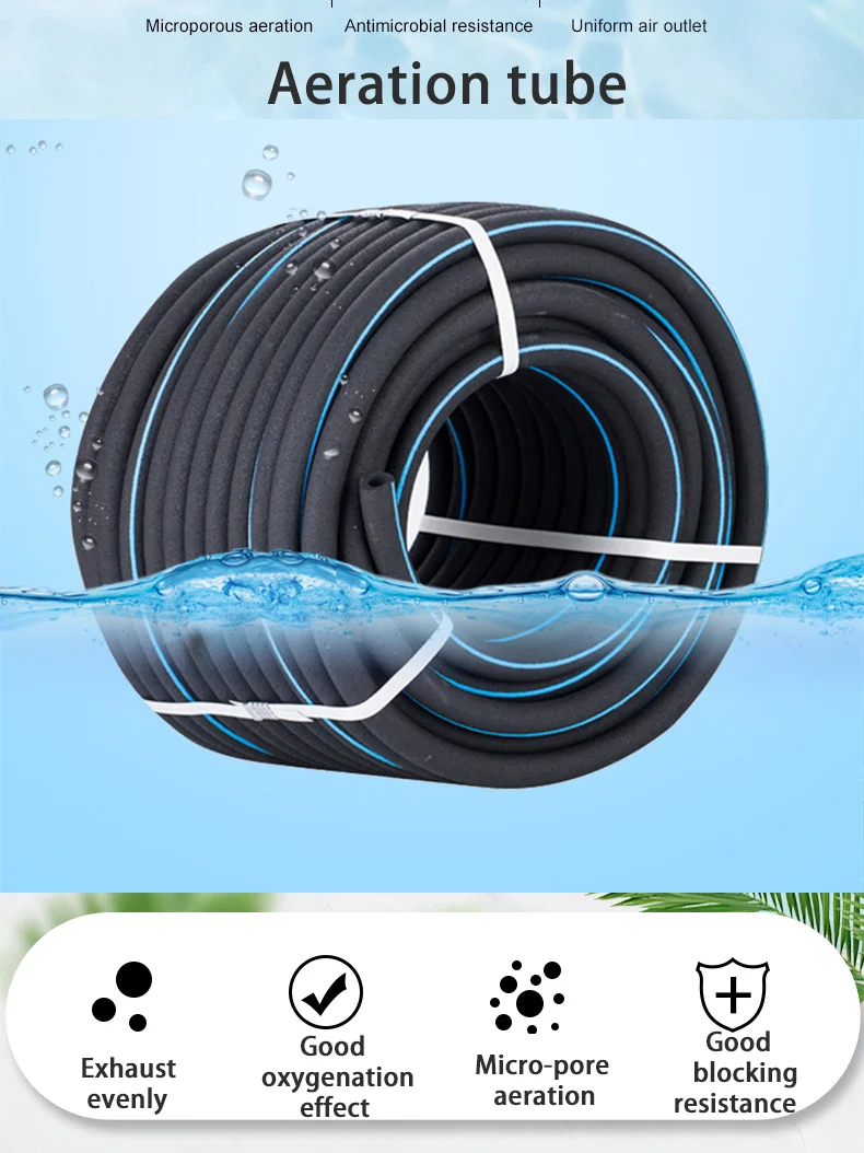 Microbubbles Nano Rubber Bubble Diffuser Aeration for Fish Prawn Farm Pond