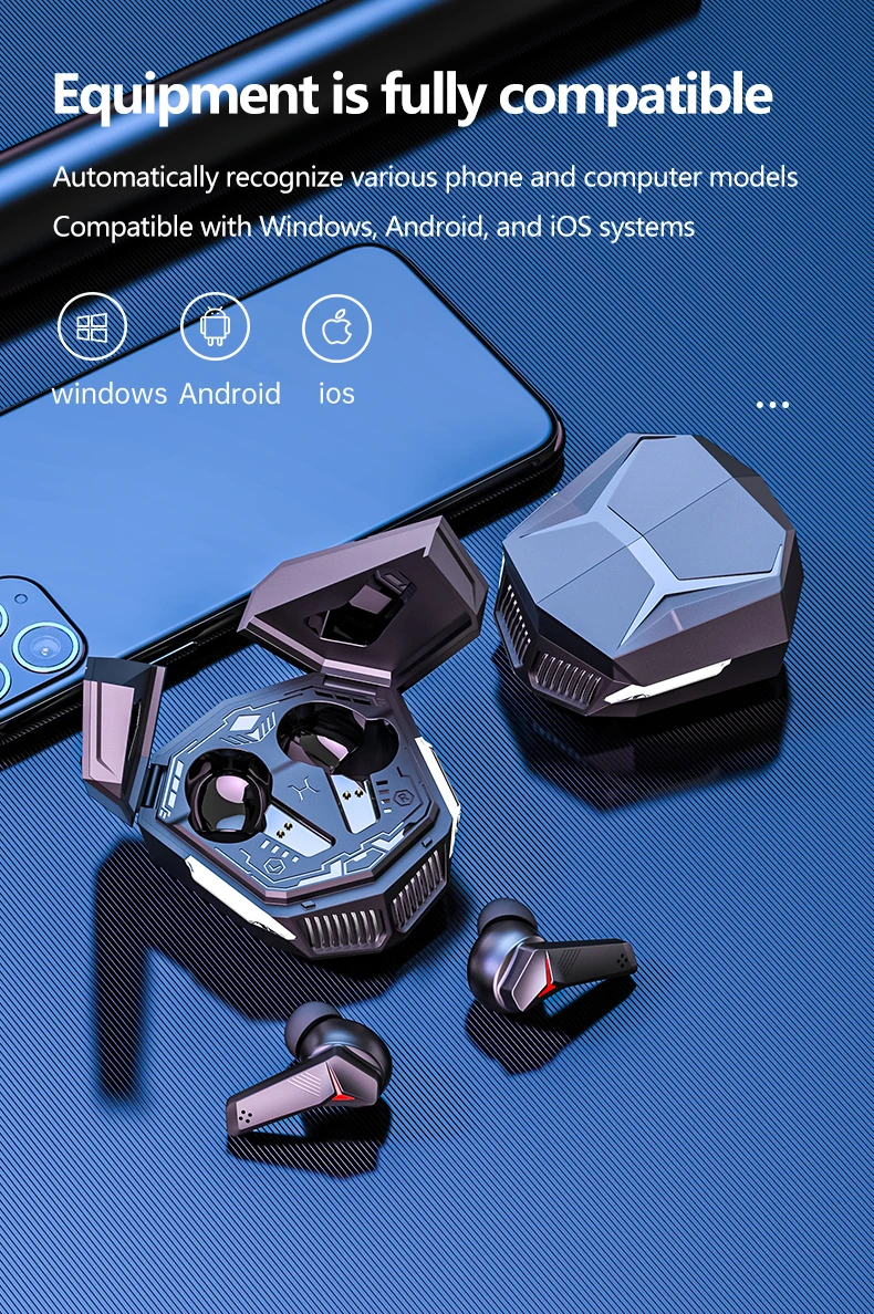 2026 Gamer DX-26 TWS Earbuds - Wireless Noise Cancelling Headphones